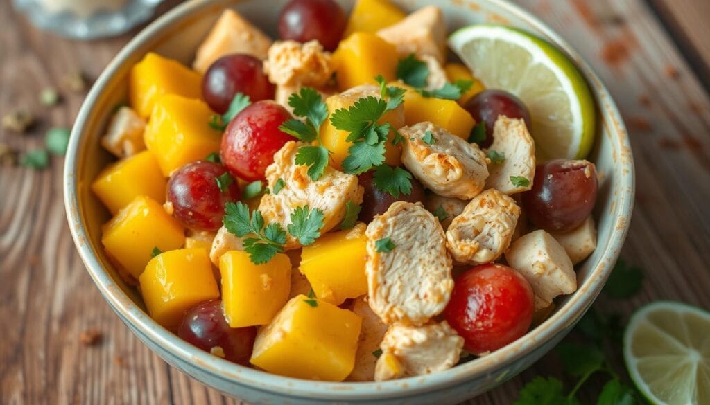 Best Fruity Curry Chicken Salad Recipe | Ready In 20 Min